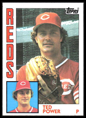 1984 Topps Ted Power #554 Cincinnati Reds XX | eBay