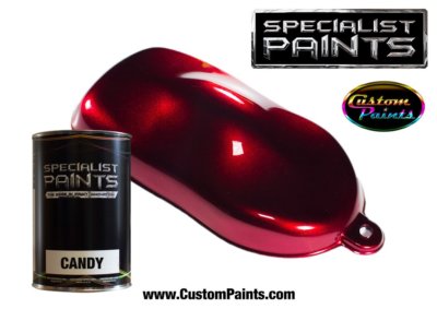 Candy - Deep Red - Urethane Based, Automotive Grade, Lowrider, Hot Rod ...