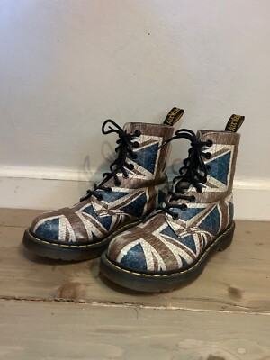 Union Jack 8-hole Tall Doc Martens | eBay