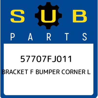 57707FJ011 Subaru Bracket f bumper corner l 57707FJ011, New Genuine OEM ...