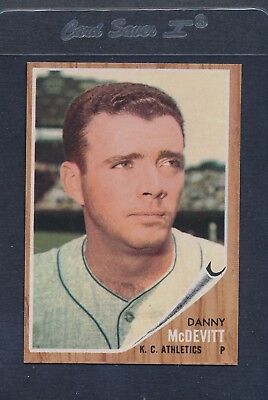 1962 Topps #493 Danny McDevitt Athletics EX/MT *4432 | eBay