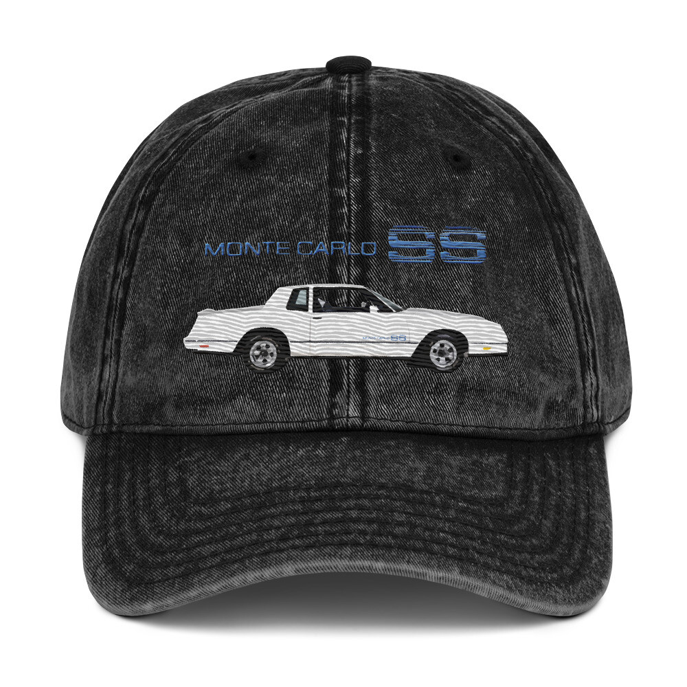 1984 Chevy Monte Carlo SS Classic Car Vintage Cotton Twill Cap dad hat ...