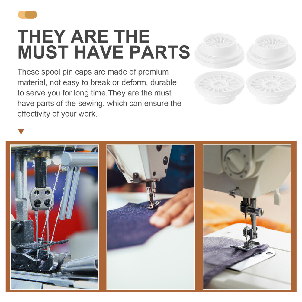 4Pcs sewing machine spool pin cap craft spool pin cap Sewing Machine | eBay