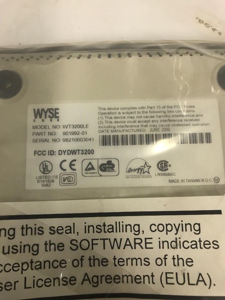 WYSE Winterm Model WT3200LE WBT Thin Client | eBay