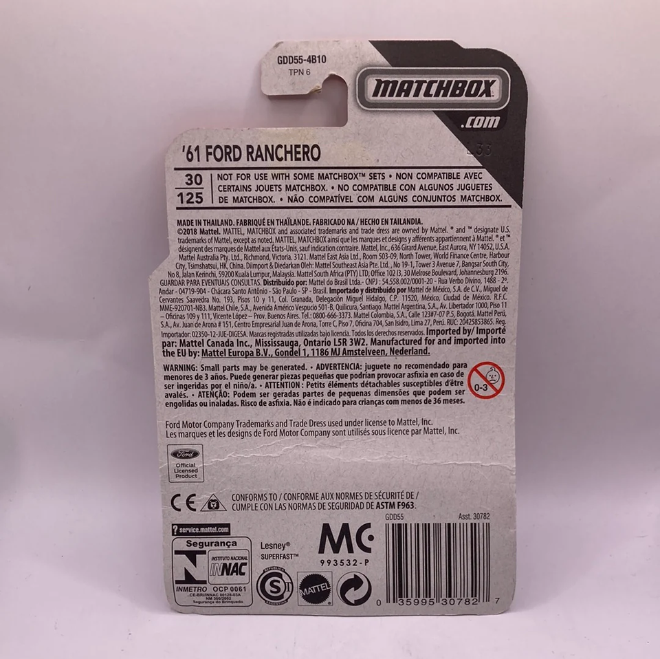 Matchbox 61 Ford Ranchero Diecast | eBay