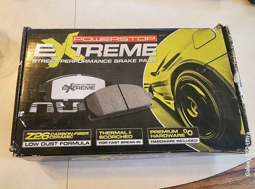 Power Stop Extreme Carbon-Fiber Ceramic Brake Pads Z26-1474 Camaro ...
