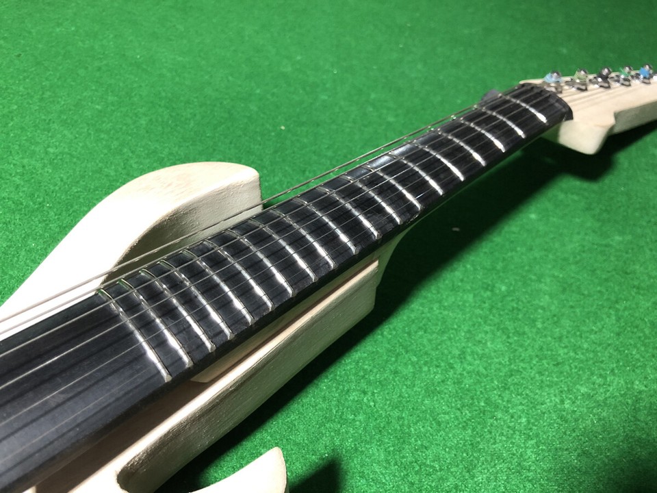 6 String Electric Violin 4/4 Solid Wood Handmade Fretted Fingerboard ...