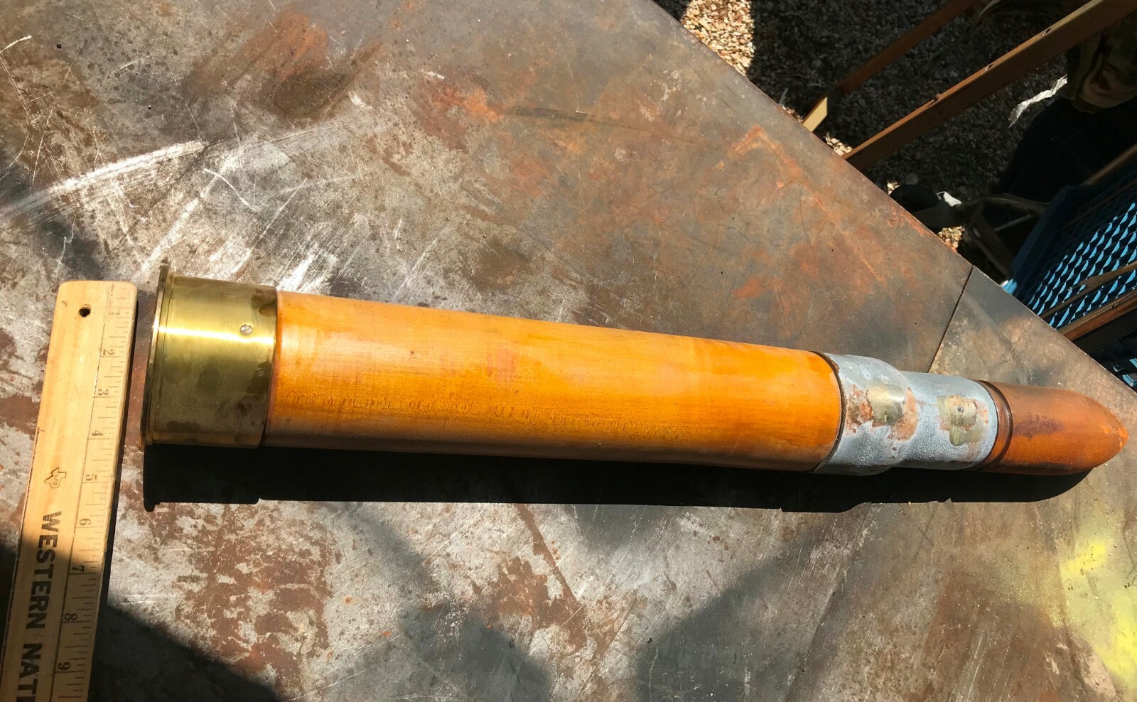 WW2 US WOOD DUMMY Navy Mk-6 Practice Dummy Cartridge 1-3'' (M) | eBay