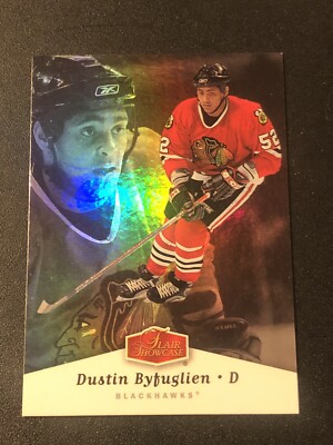 2006-07 Flair Showcase Upper Level Dustin Byfuglien #26 Rookie RC | eBay