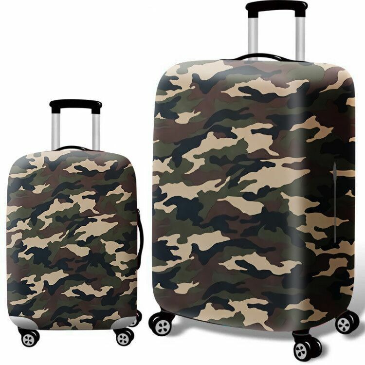 Printed Travel Luggage Cover Protector Elastic Suitcase Bag Dust-proof ...