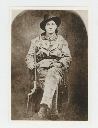 Calamity Jane w/ Rifle Postcard Buffalo Bill Wild West Show, Wild Bill ...