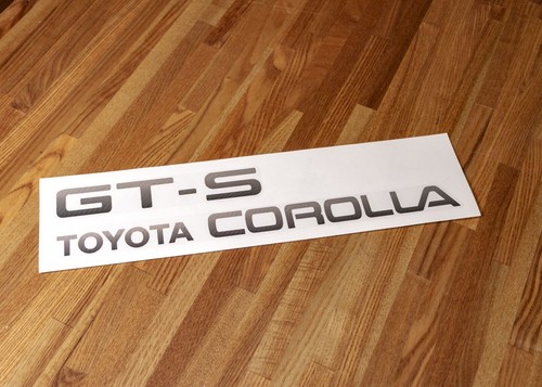 GTS Toyota Corolla AE86 1985 1987 OEM COUPE sticker decal set | eBay