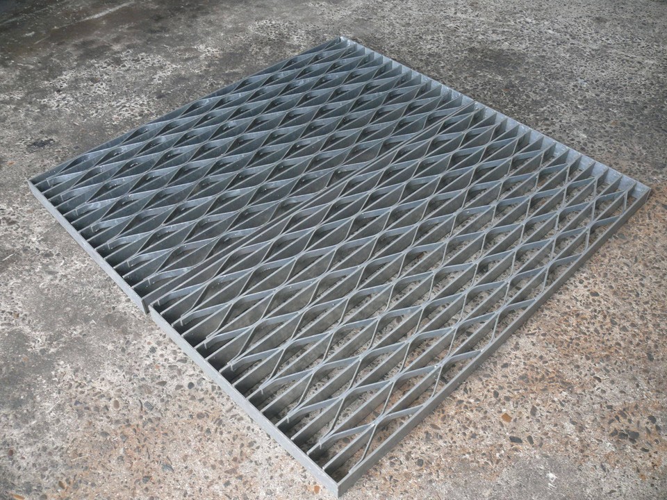 Heavy Duty Galvanised Drain Stormwater Steel Gal Grate Frame 990x990mm ...