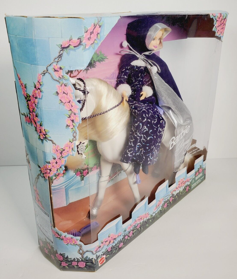 NEW Barbie Royal Romance Gift Set Mysterious Beauty & Her White ...