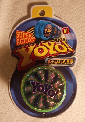 New Super Action Green YoYo! Spiral - Classic Plastic Yo Yo NOS | eBay