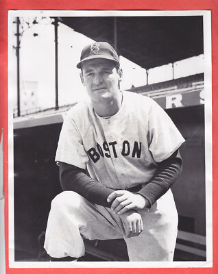 1951 HILLERICH + BRADSBY GLOSSY 8 X 10 WALT DROPO RED SOX | eBay