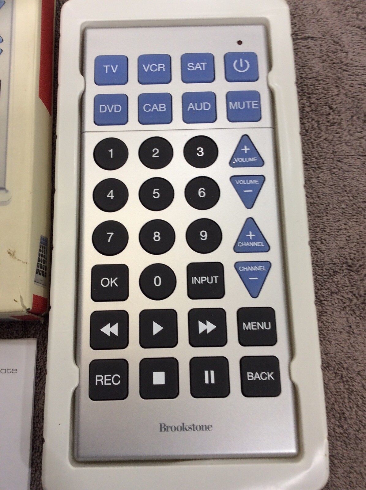 Brookstone Super-Sized Universal TV Remote | eBay