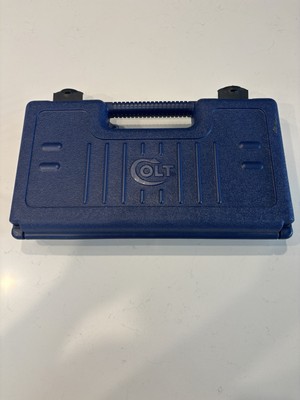 Colt Hard Blue Plastic Case Single Action Army | eBay