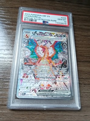 Charizard ex 223/197 PSA 10 Obsidian Flames Holo SIR Pokemon TCG | eBay