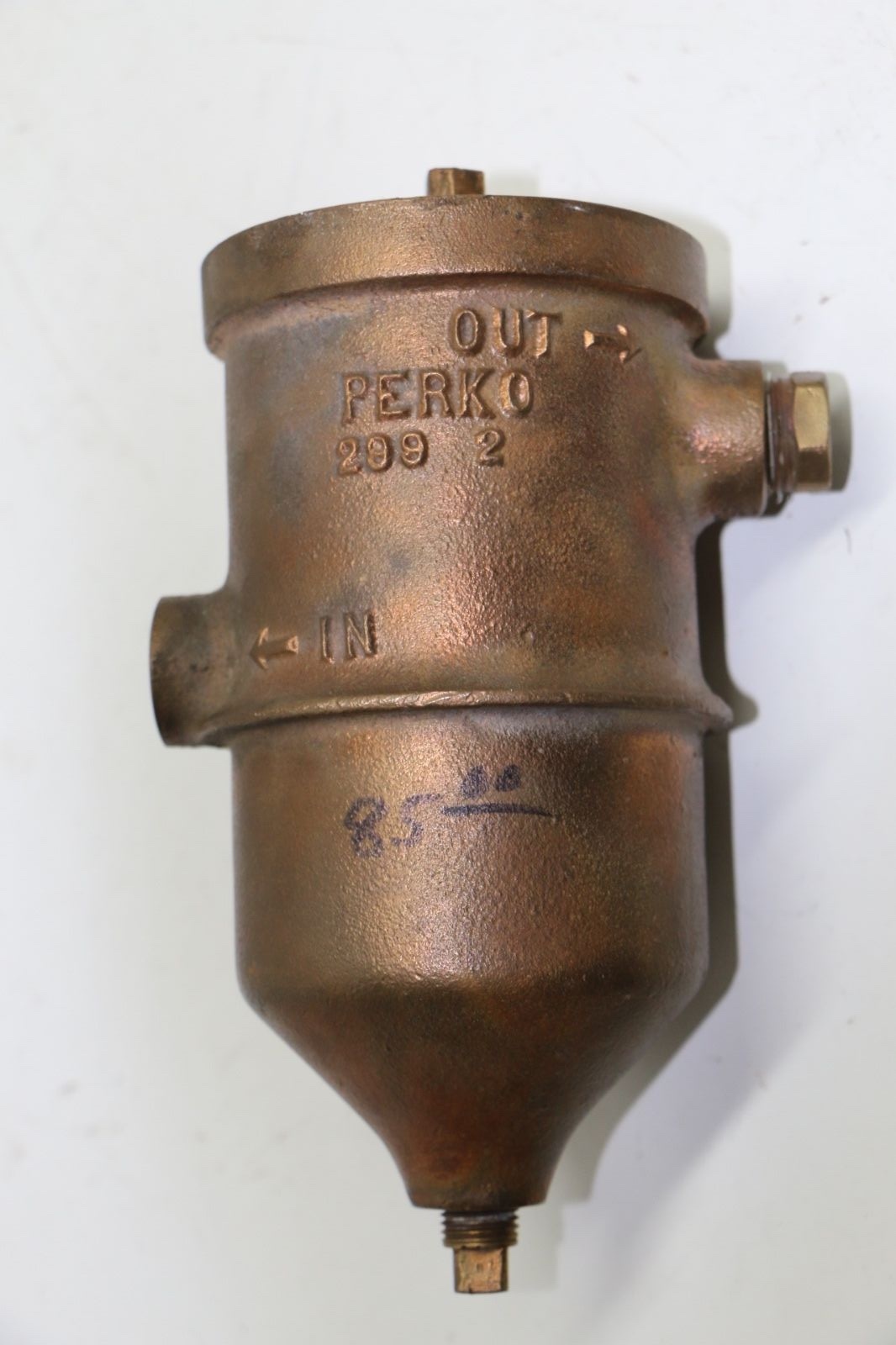 # 299 Perko Marine Boat 2" Bronze Fuel Filter / Water Separator 7158 ...