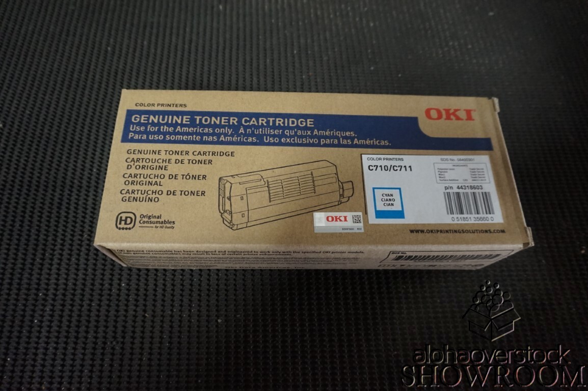 OKI C710/C711 Tonner Cartridge - Cyan (44318603) for sale online | eBay