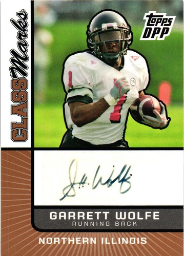 2007 Topps Draft Picks and Prospects Class Marks Autographs #GW Garrett Wolfe | eBay