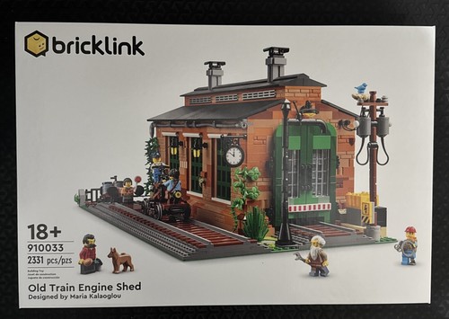 Lego 910033 Bricklink Designer Old Train Engine Shed New Sealed | eBay
