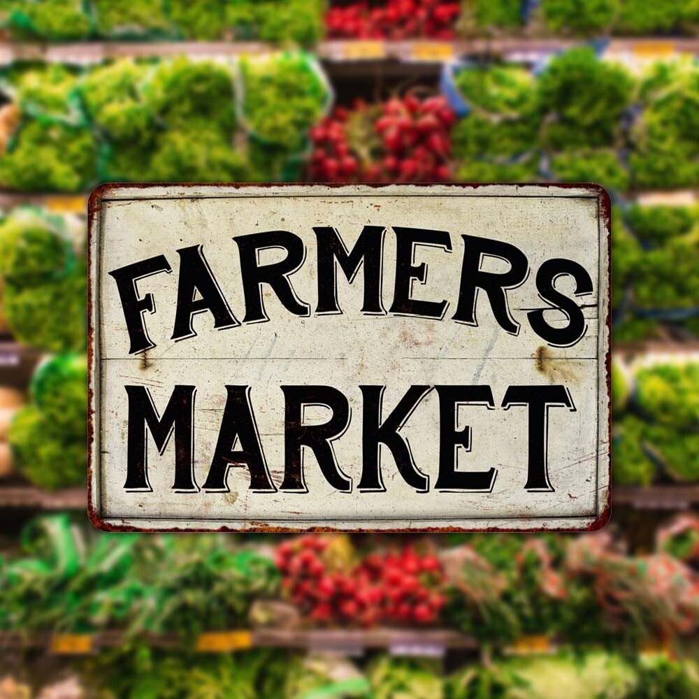 Farmers Market Signs Making A Frame & Menu Style Farmer's Market Sign