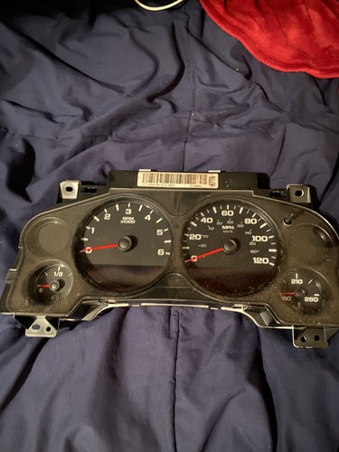 07-13 Chevy Silverado GMC Sierra Speedometer Instrument Gauges Cluster ...