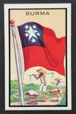Vintage 1963 Burma Topps Flags Midgee Mini Card #11 (Pretty Sharp) | eBay