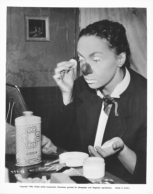 Photo originale Gina Lollobrigida Trapèze maquillage clown | eBay