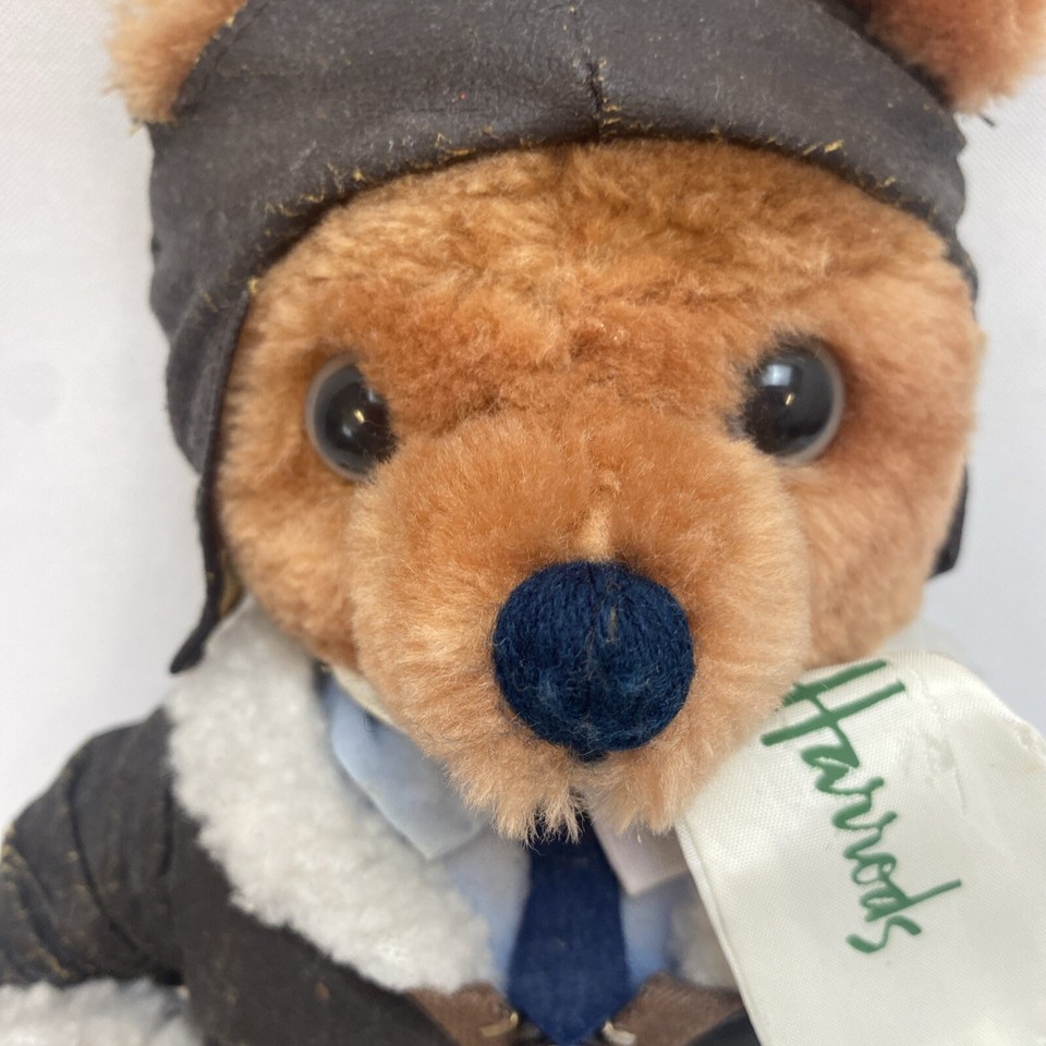 Harrods Aviator Aviation Pilot Flying Teddy Bear 12" Retired Vintage ...