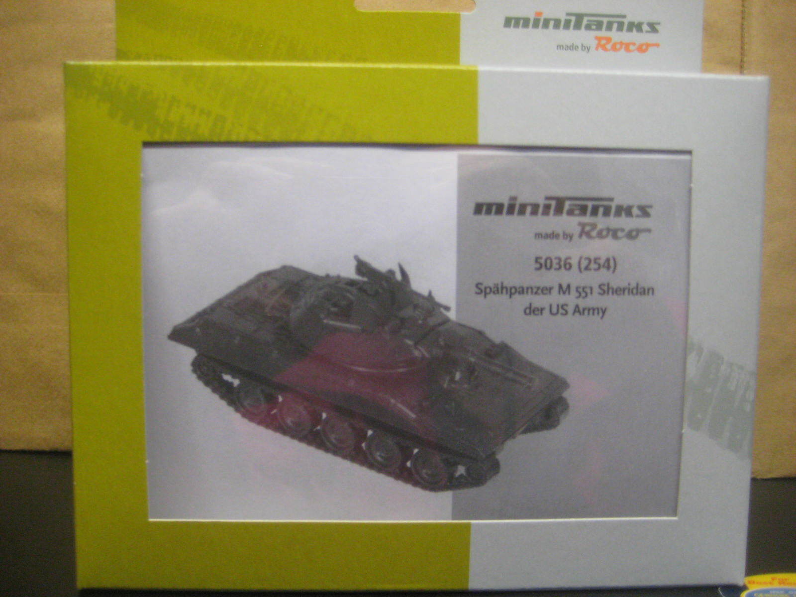 HO "3" ROCO MILITARY SHERIDAN TANK M551 B KITS #5036 SHERIDAN TANK 3 ...