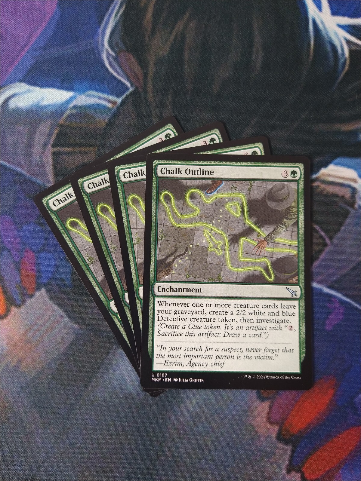 Chalk Outline x 4 | 7% Off 2+ | Karlov Manor | NM | MTG | eBay