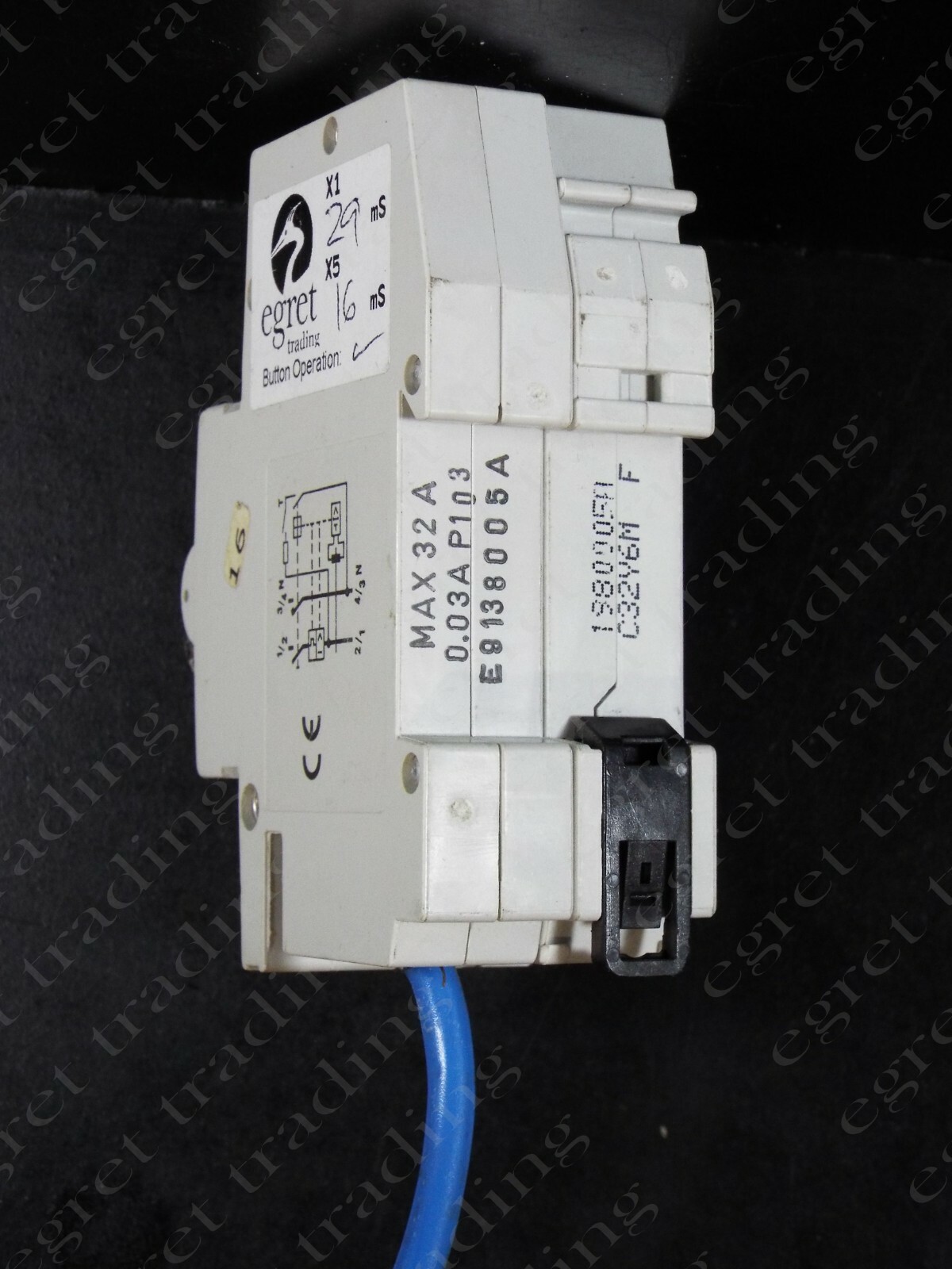 Wylex ABB C32 32A 30mA Double pole RCBO NSBS 32/2 MCBRCD Circuit ...