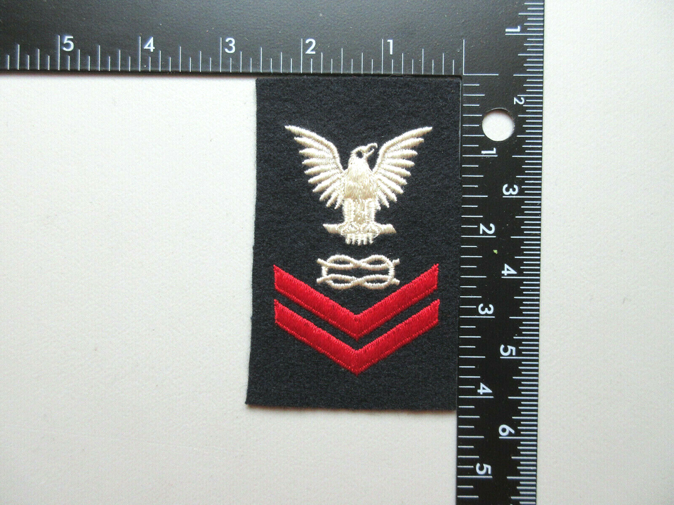 U.S. NAVY 2ND CLASS PETTY OFFICER EX-APPRENTICE RATE RANK MILITARY ...