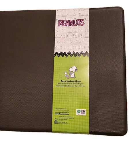 PEANUTS Snoopy Anti-Fatigue SPRINGTIME FLOWERS Kitchen Mat 18” X 30 ...