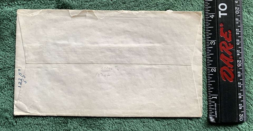 1938 Katherine Spainhower signed envelope Lone PIne ca wife 2 Russell ...