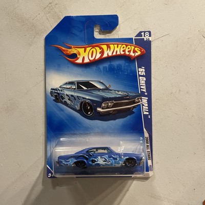 Hot Wheels Error '65 Chevy Impala Blue 2008 #58/196 All Stars #18/36 ...