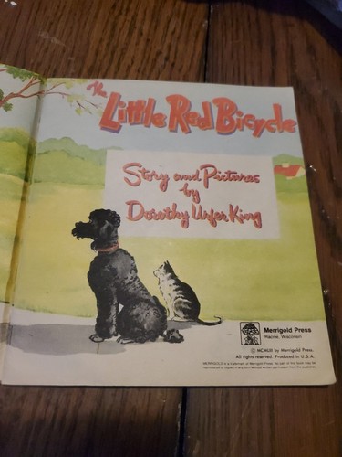 The Little Red Bicycle 1953 Whitman Tell A Tale Books merrigold press ...
