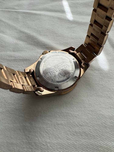 Women's INVICTA Rose Gold Tone Stainless Steel Watch Working. | eBay