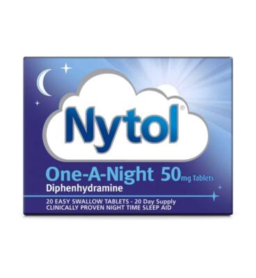 Nytol Original | 50mg Pack x20 | Clinically Proven Sleep Aid (MAX 1 PER ...
