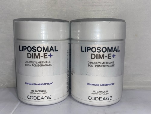 Lot Of 2- Codeage Liposomal Dim-E+ 120 Count Each/ Exp 11/2026 | eBay