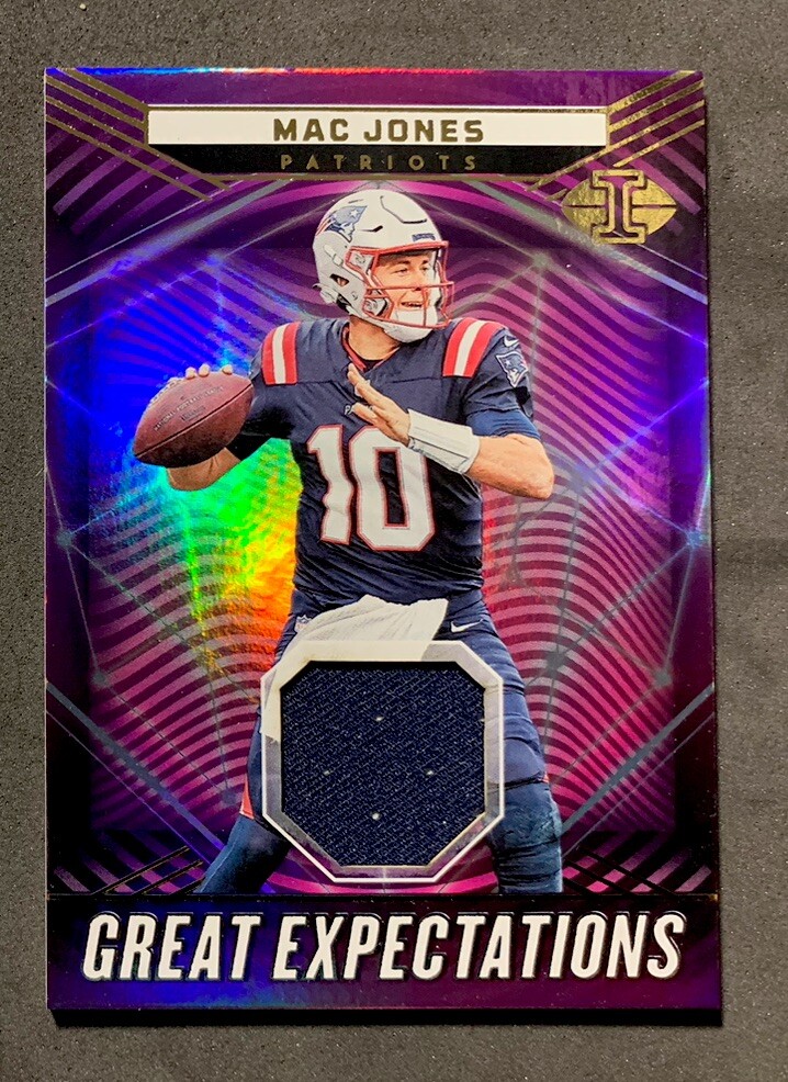 2023 Panini Illusions Great Expectations Insert Mac Jones #GE-MJO Jersey Patch | eBay