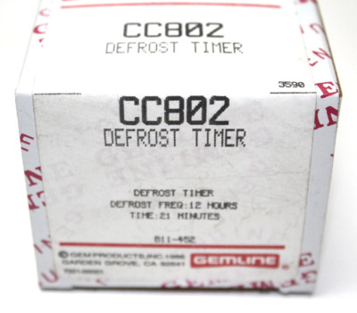 Gemline CC802 Refrigerator Universal Defrost Timer - Lot of Three | eBay