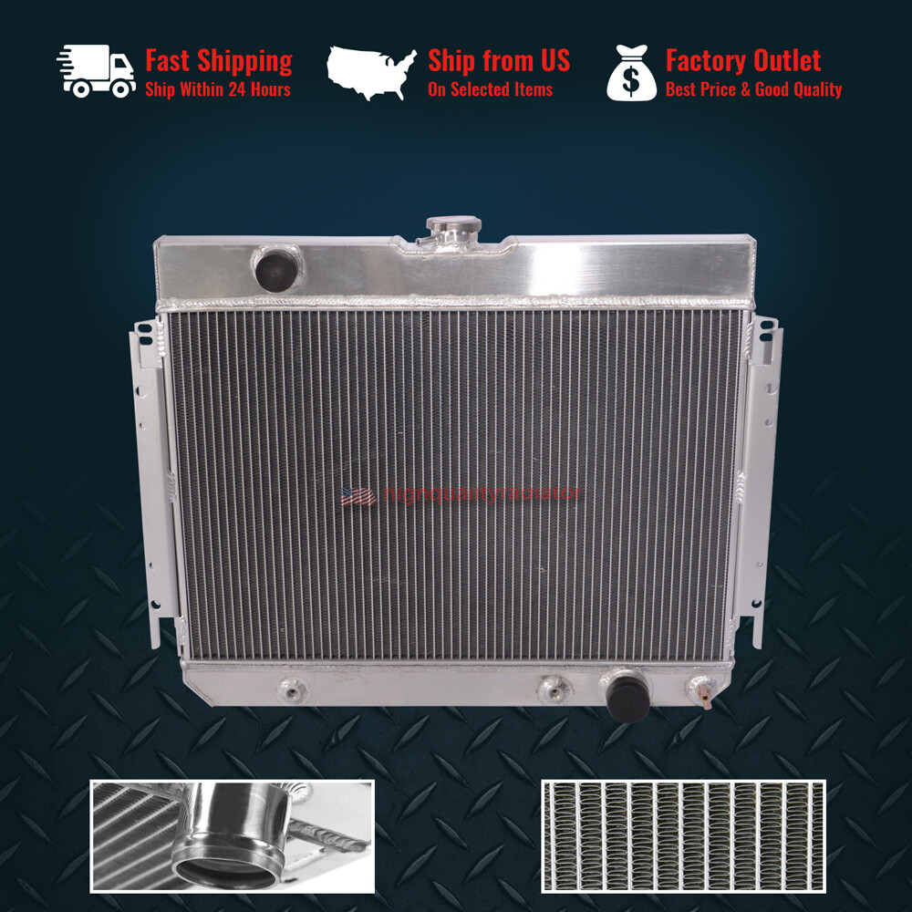 2 1/2" Aluminum Radiator For 1963-1968 Chevy Impala/1964-1967 EL Camino ...