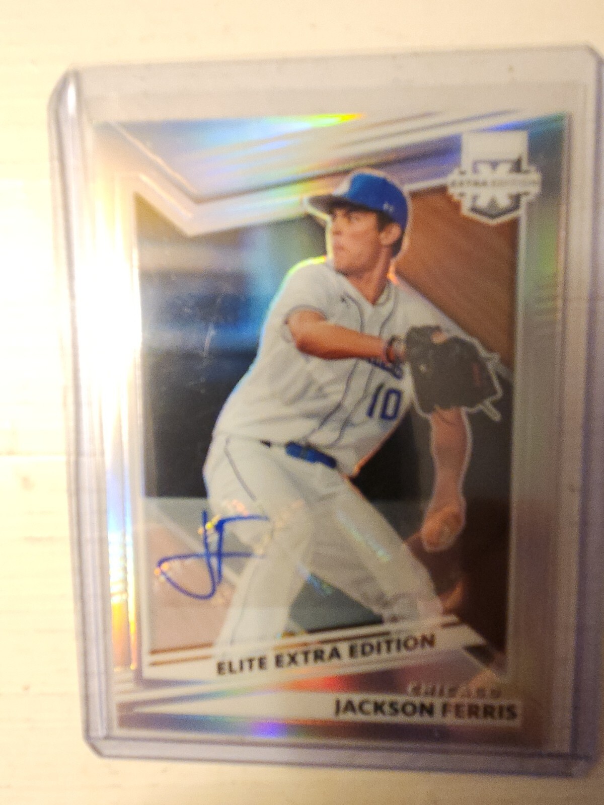 2022 Panini Elite Extra Edition JACKSON FERRIS Optic prizm auto-24/25 ...