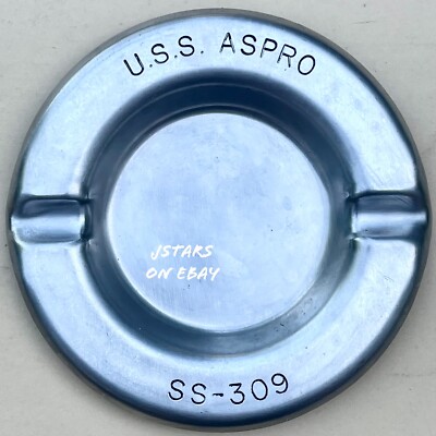 1940s 1950s USS ASPRO SS-309 US NAVY SUBMARINE CREW MEMBER STEEL ...