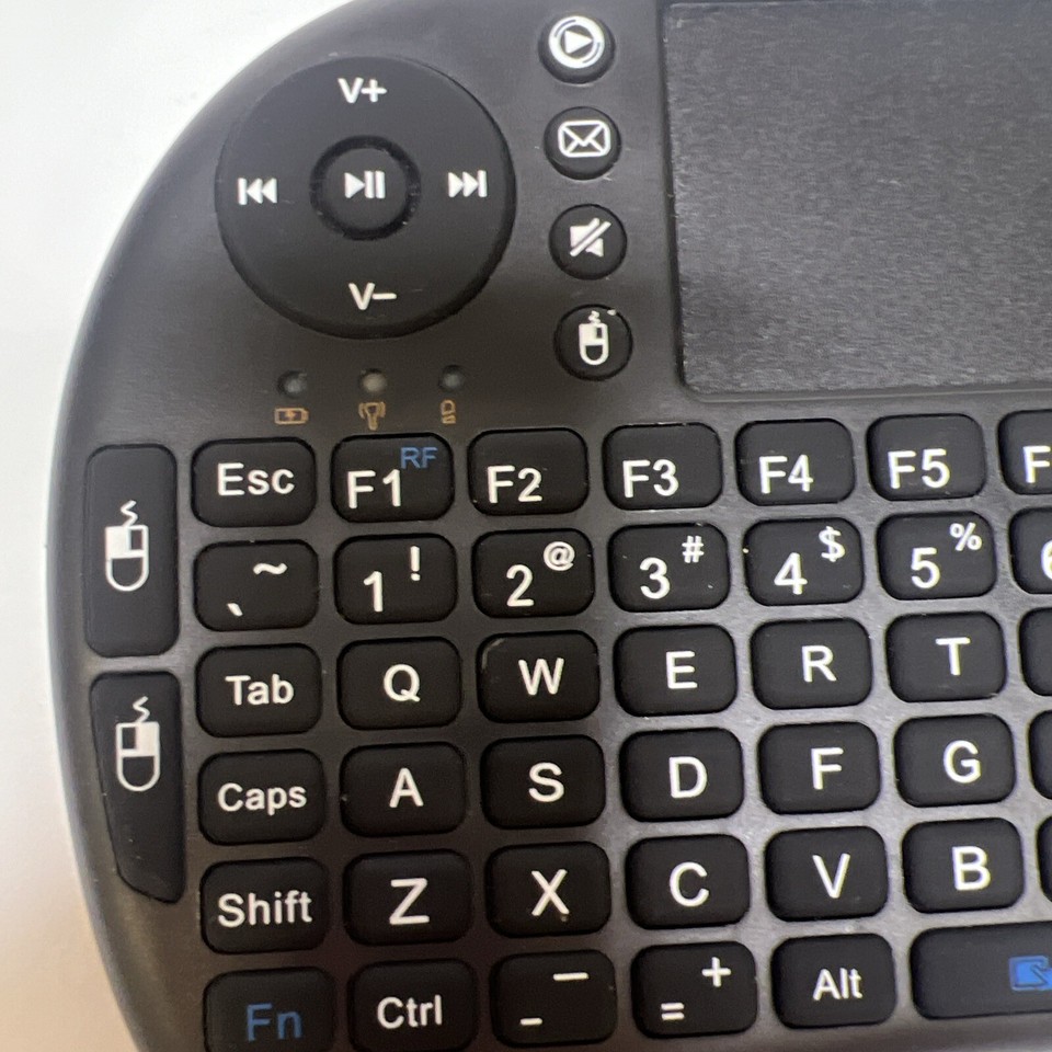 Mini Wireless Keyboard 2.4G with Touchpad Handheld Keypad for PC Or ...