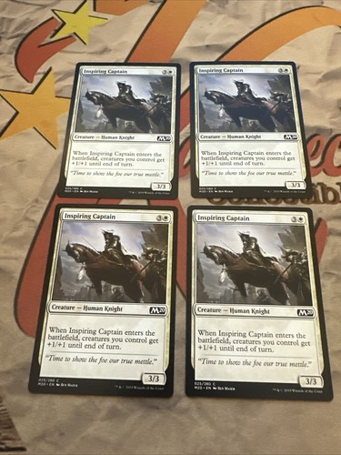 INSPIRING CAPTAIN ~mtg NM-M M20 Magic 2020 Com x4 | eBay